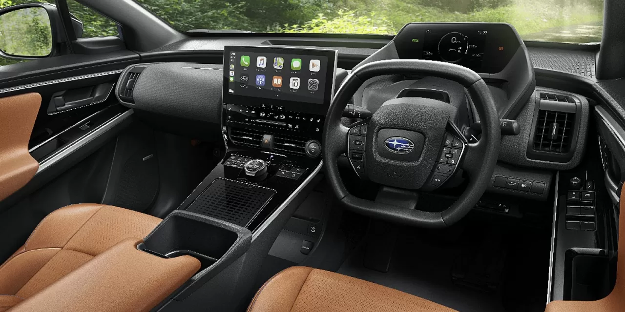 2024 Subaru Solterra Reinvents The (Steering) Wheel As A Square - EV ...