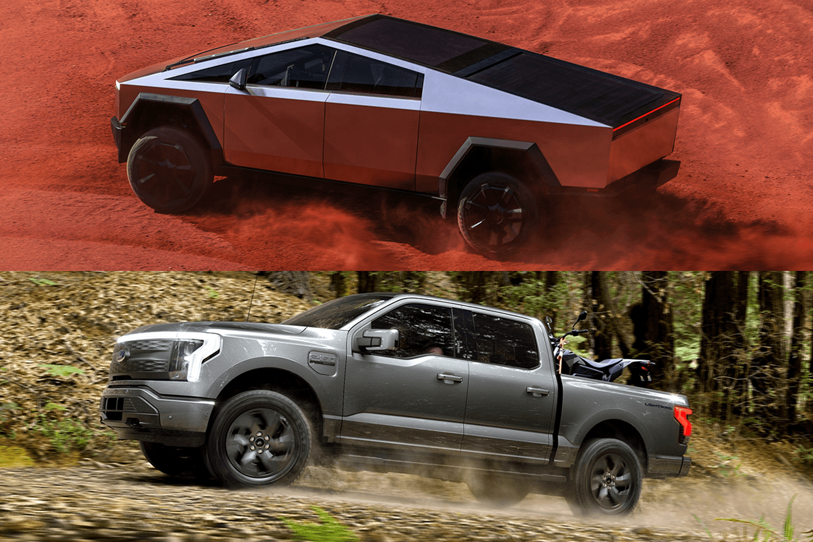 Electric Pickup Truck Comparison: Tesla Cybertruck Vs. Ford F-150 ...